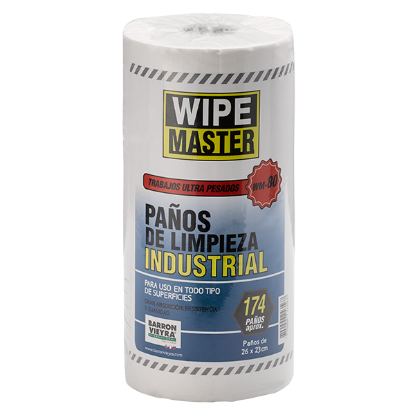 Paños de Limpieza Industrial Rollo Wipe Master 70 Blanco - DarnelShop